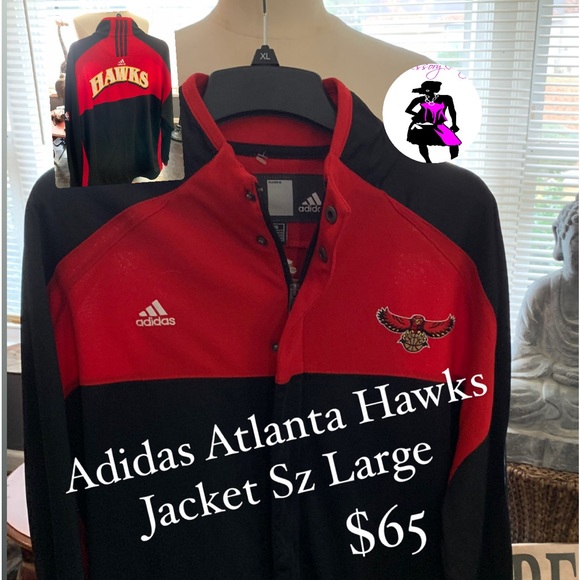 adidas | Jackets & Coats | Adidas Atlanta Hawks Jacket | Poshmark
